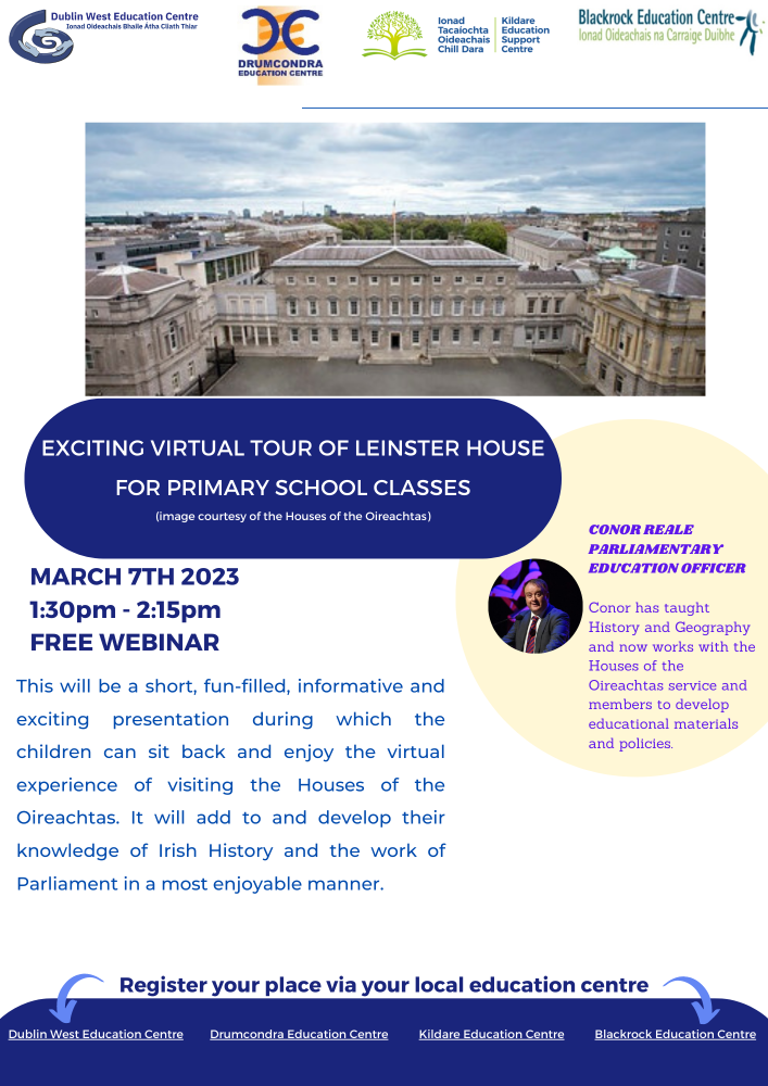 23SPR54 (C) Virtual Tour of Leinster House for Primary School Classes ...